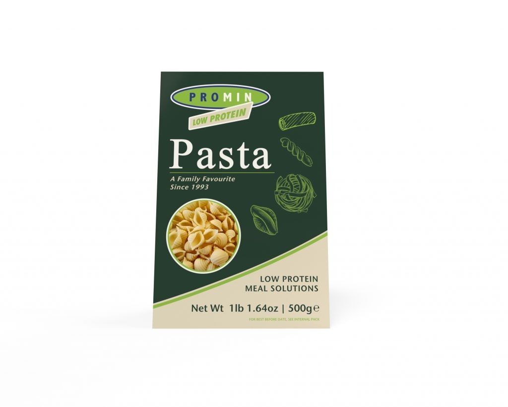 Delicious Low Protein Pasta Tri-Colour Shells
