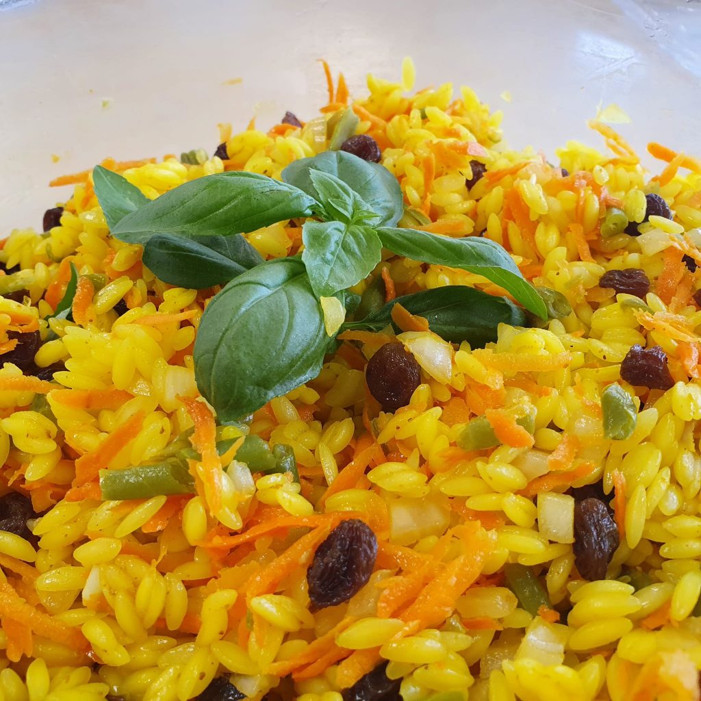 Vibrant Low-Protein Spiced Rice Salad by Promin